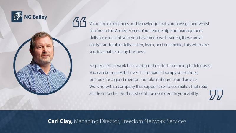 Armed Forces Opportunities | Working With Us | NG Bailey